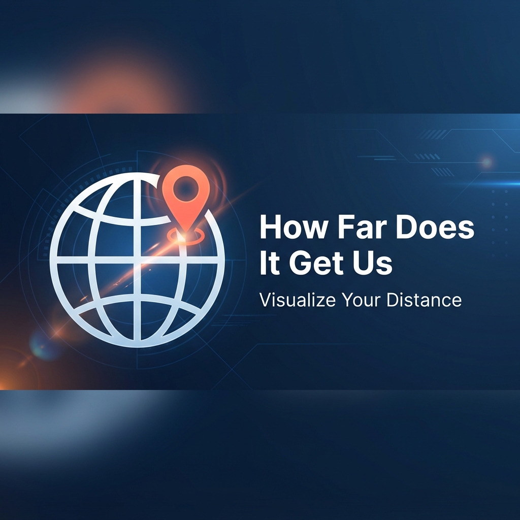 How Far Does It Get Us - Visualize Your Activity Distance on a Map